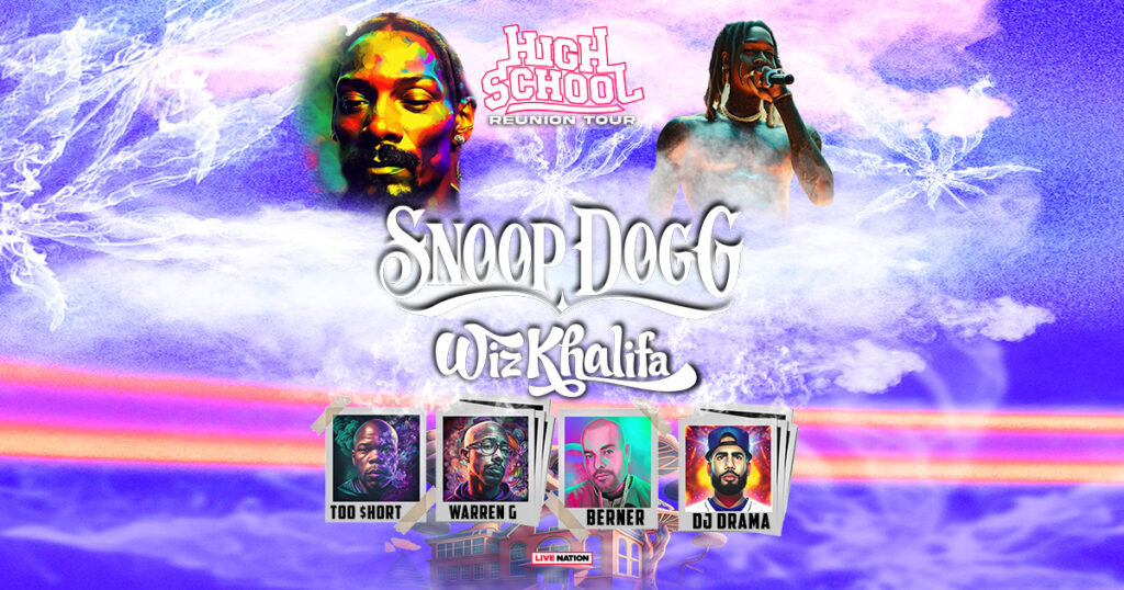 Snoop Dogg, Wiz Khalifa, Too $hort, Warren G And Berner Announce High School Reunion Tour - Live ...