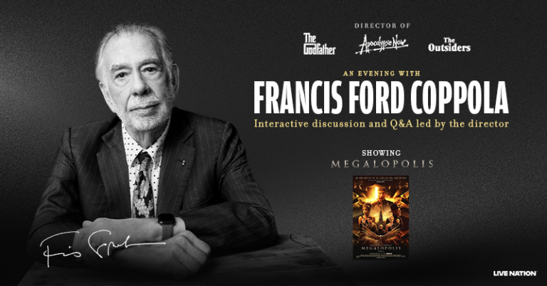Francis Ford Coppola To Appear Live In Select Theatres For Interactive Discussion And Q&A Events ...